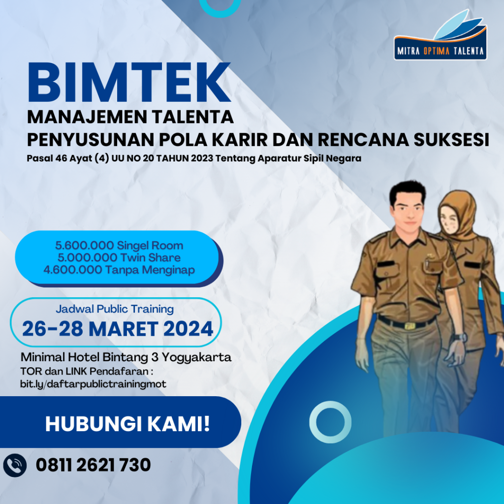 Pelatihan Manajemen Talenta,Penyusunan Pola Karir dan Rencana Suksesi - Mitra Optima Talenta